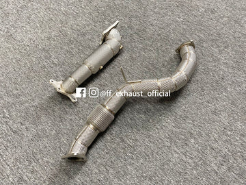 Honda FK8/FL5 Civic Type R Downpipe & Front pipe – FF Exhaust Shop