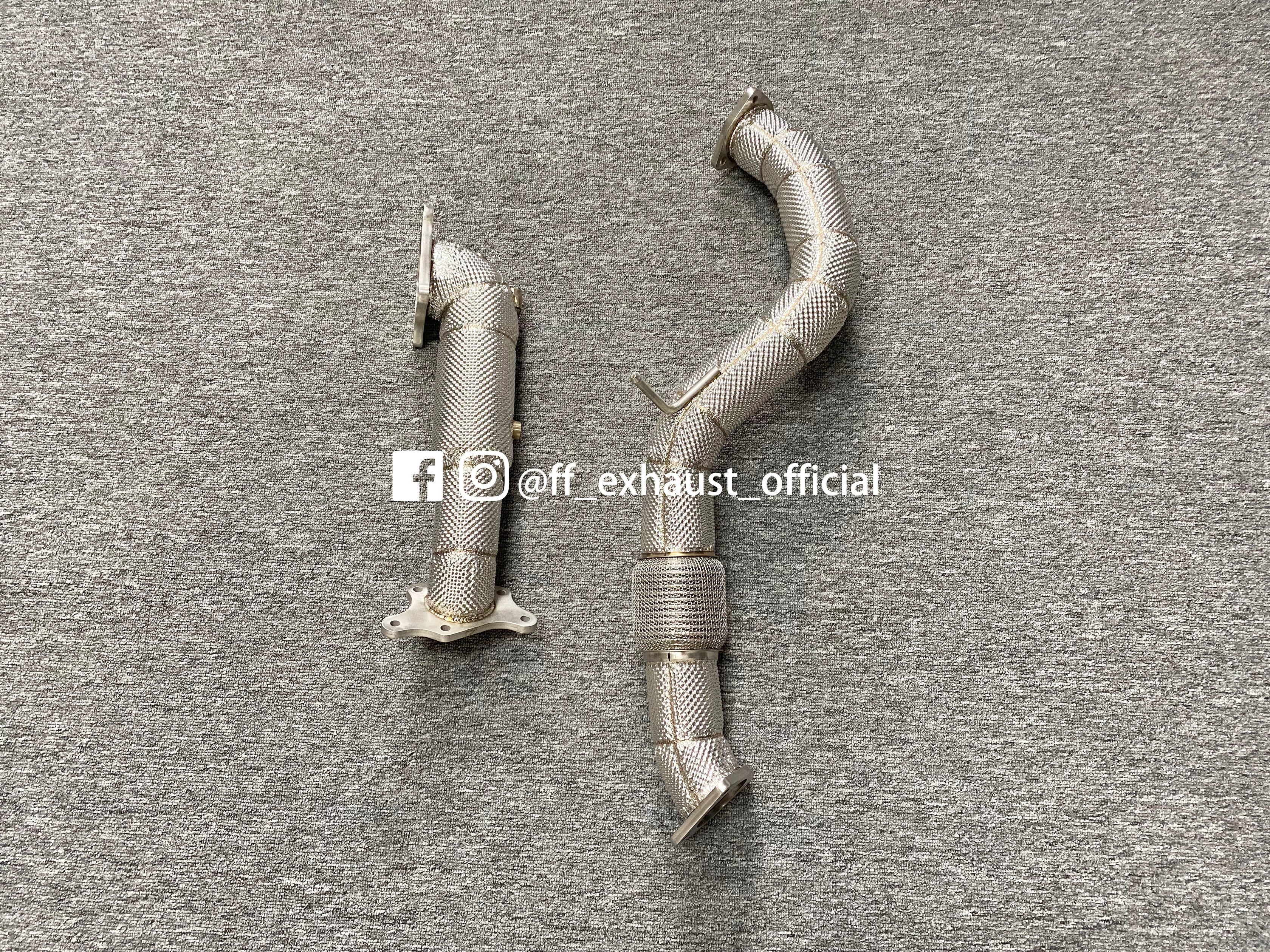 Honda FK8/FL5 Civic Type R Downpipe & Front pipe – FF Exhaust Shop