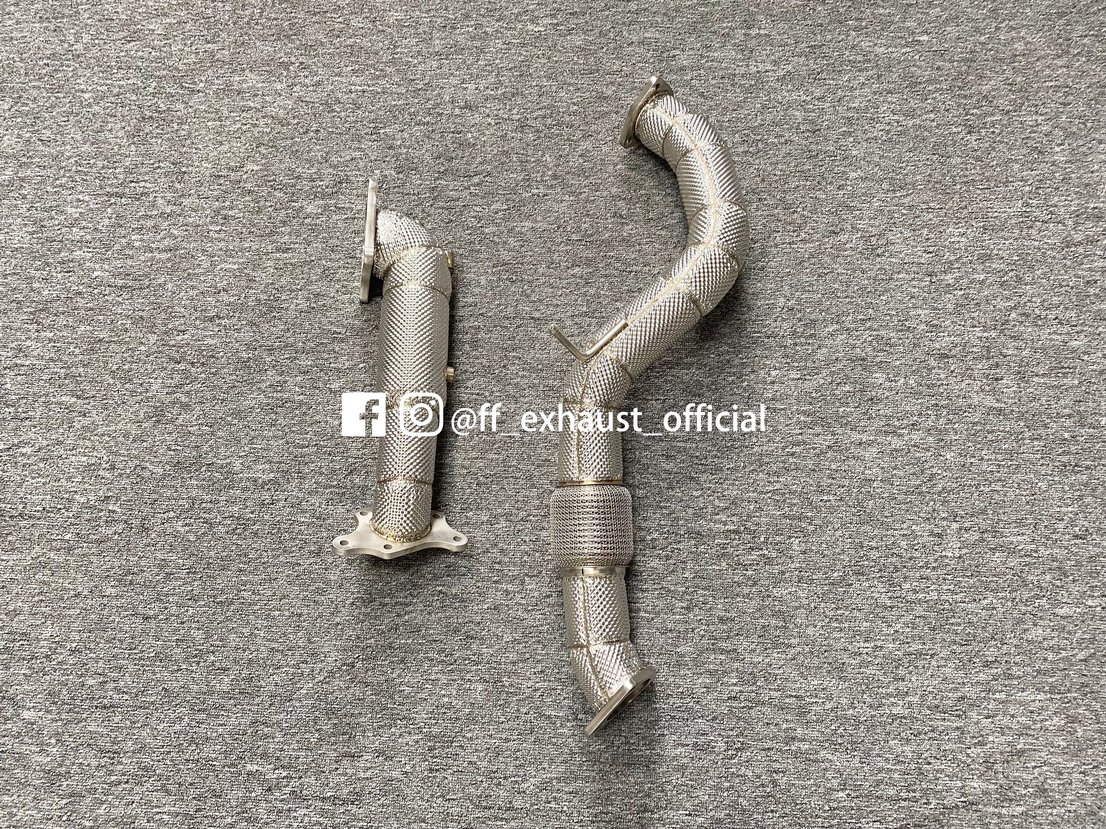Honda FK8/FL5 Civic Type R Downpipe & Front pipe – FF Exhaust Shop