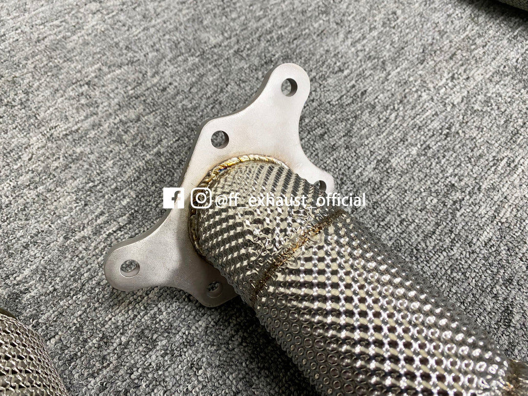 Honda FK8/FL5 Civic Type R Downpipe & Front pipe – FF Exhaust Shop