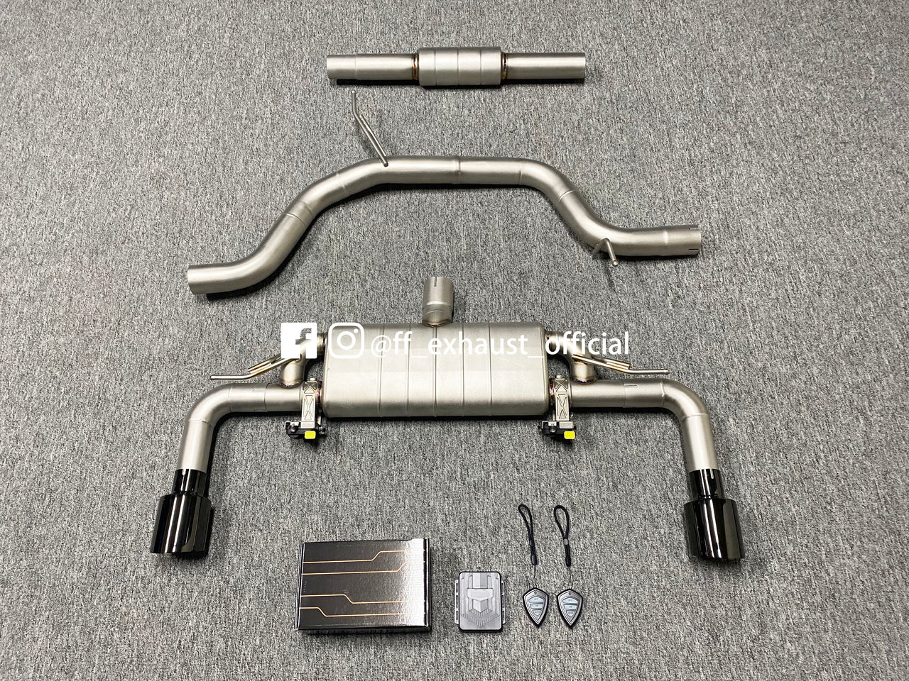 VW Golf GTI MK8 Valvetronic Exhaust System – FF Exhaust Shop