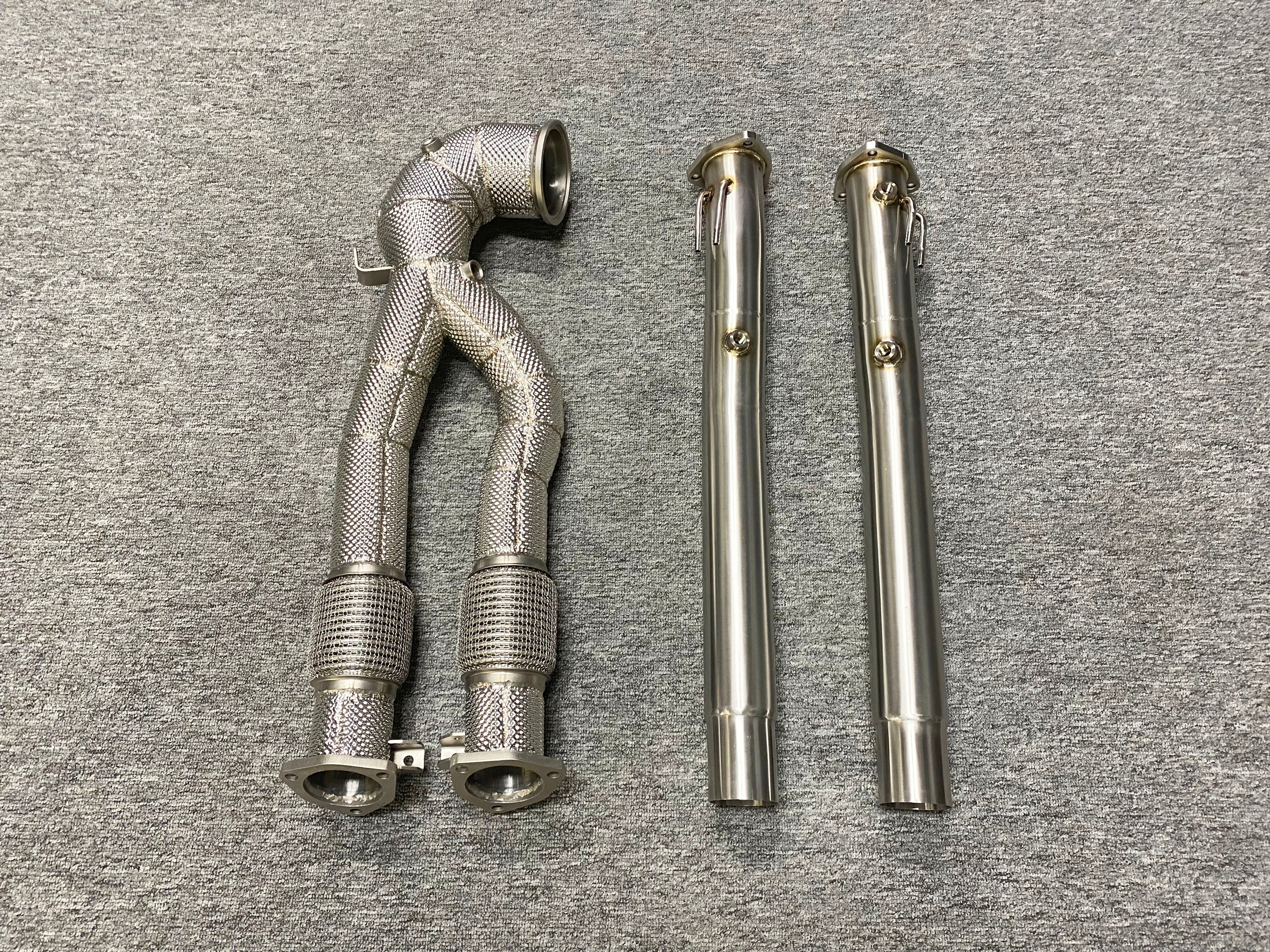 Audi 8Y/8V/8S RS3/TTRS Racing Downpipe & Midpipe – FF Exhaust Shop