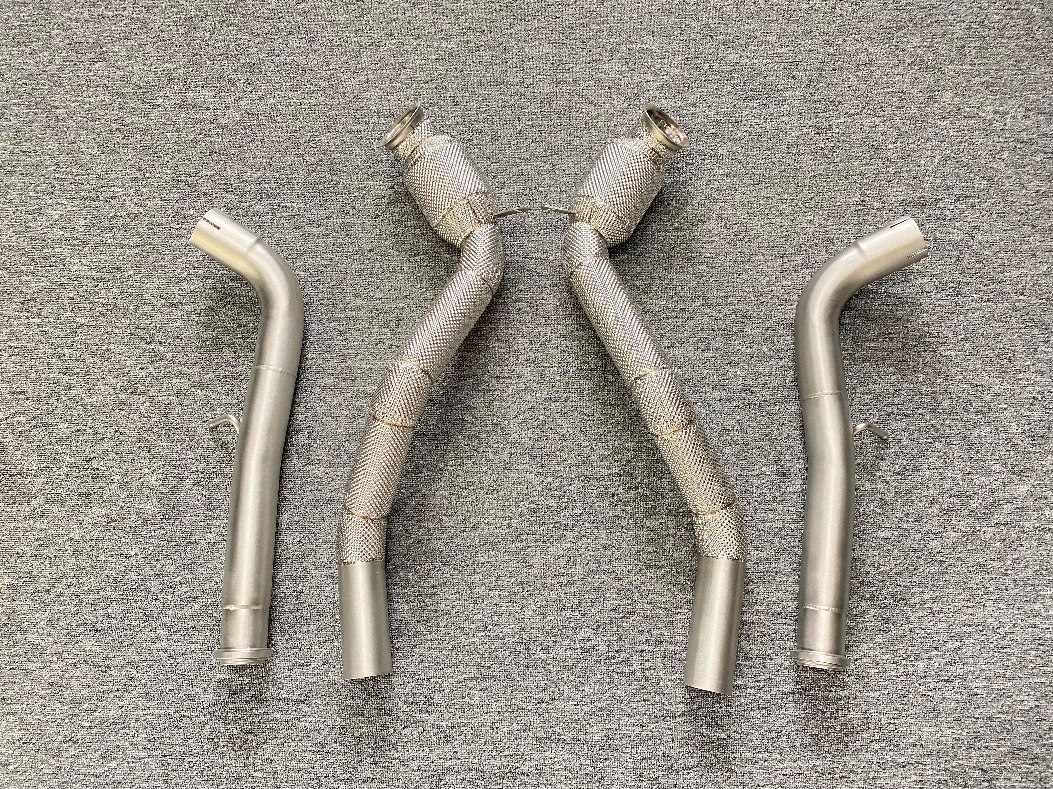 Mercedes Benz W463A/W464 G63 AMG M177 Downpipes – FF Exhaust Shop